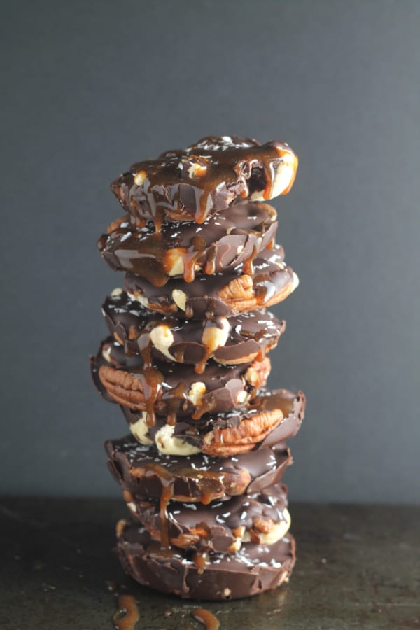 Chocolate Caramel Nut Clusters - My Fussy Eater | Easy Family Recipes