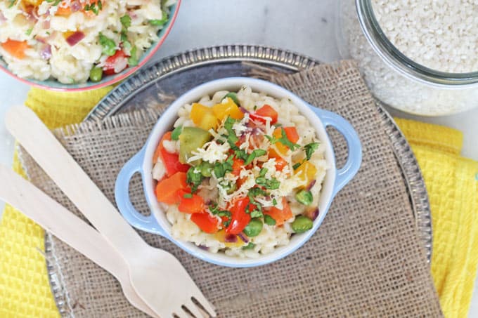 20 Minute Rainbow Veggie Risotto - My Fussy Eater | Easy Family Recipes