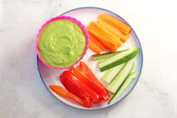 Kid Friendly Pea Hummus - My Fussy Eater | Easy Family Recipes