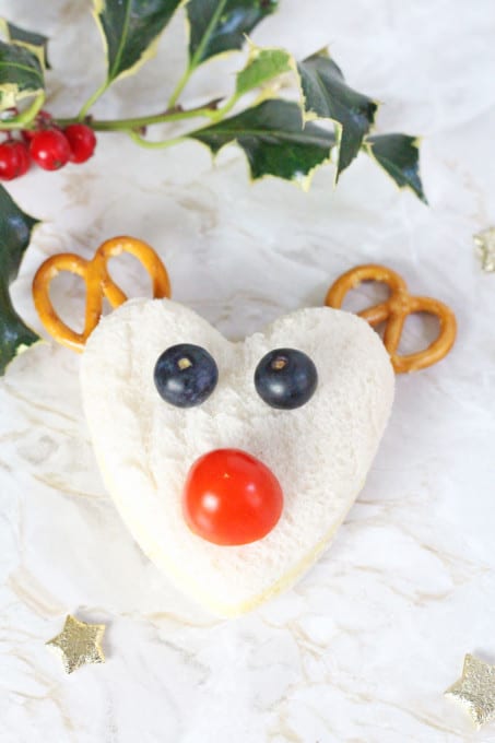 Rudolph & Snowman Christmas Sandwiches for Kids - My Fussy Eater | Easy ...