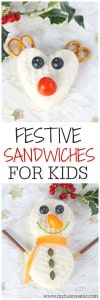 Rudolph & Snowman Christmas Sandwiches for Kids - My Fussy Eater | Easy ...