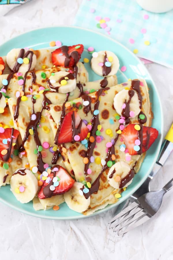 Confetti Sprinkle Pancakes - My Fussy Eater | Easy Family Recipes
