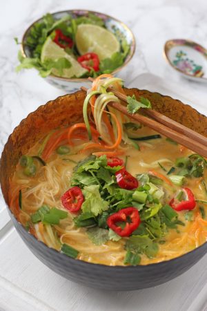 10 Minute Vegetable Laksa - My Fussy Eater | Easy Family Recipes