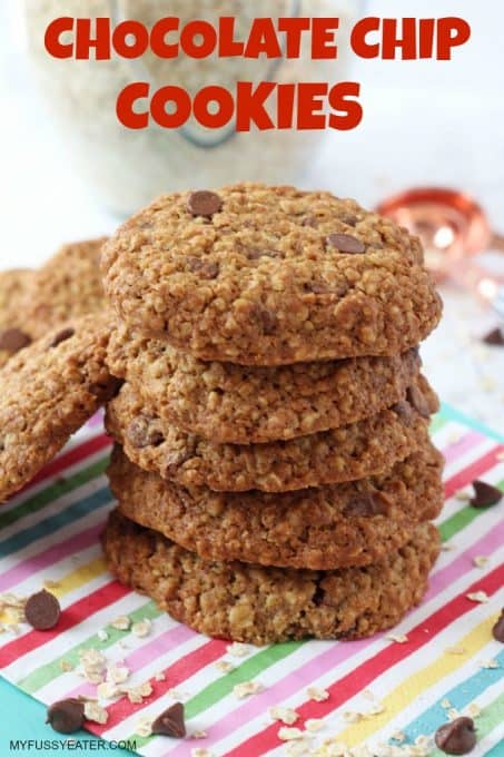 Healthier Chocolate Chip Cookies - My Fussy Eater | Easy Family Recipes