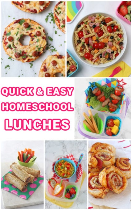 Quick & Easy Homeschool Lunch Ideas - My Fussy Eater | Easy Family Recipes