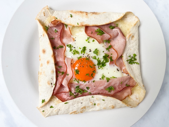 Cheat's Ham & Cheese Galette