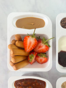 Snack Pots - Reusing Split Yogurt Pots