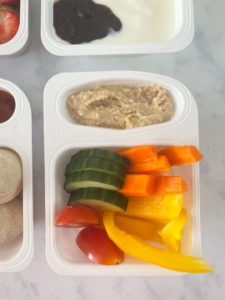 Snack Pots - Reusing Split Yogurt Pots