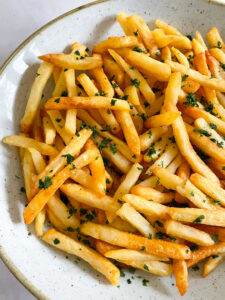 Airfryer Garlic Butter Fries