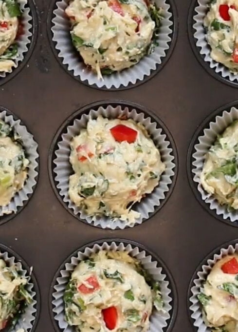 Spinach & Cheese Savoury Lunchbox Muffins - My Fussy Eater | Easy ...