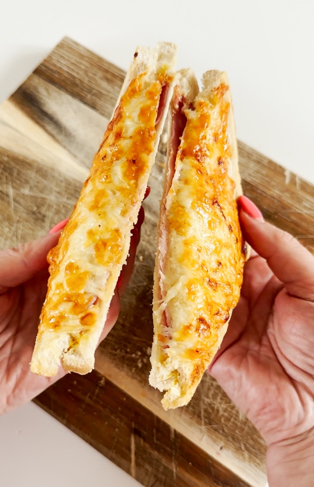 Airfryer Ham & Cheese Toastie - My Fussy Eater | Easy Family Recipes