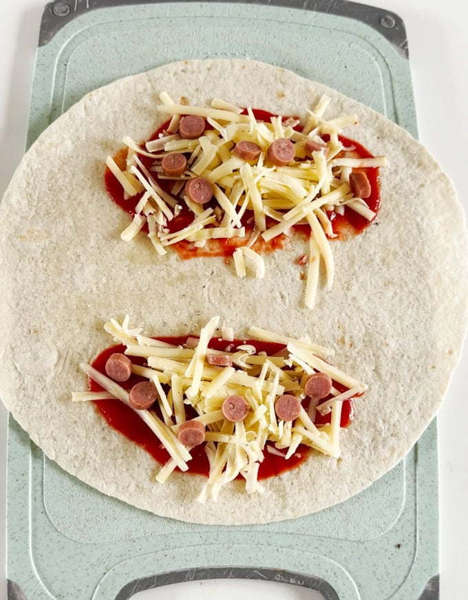 Pizza Toaster Wrap - My Fussy Eater | Easy Family Recipes