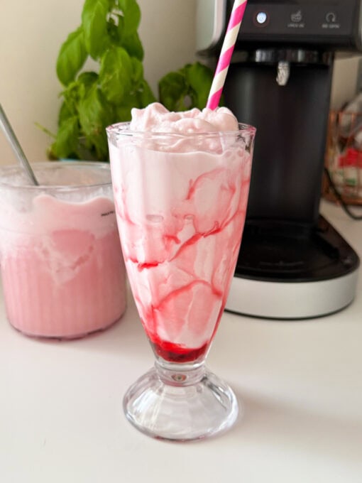 Ninja Creami Strawberry Milkshake - My Fussy Eater | Easy Family Recipes