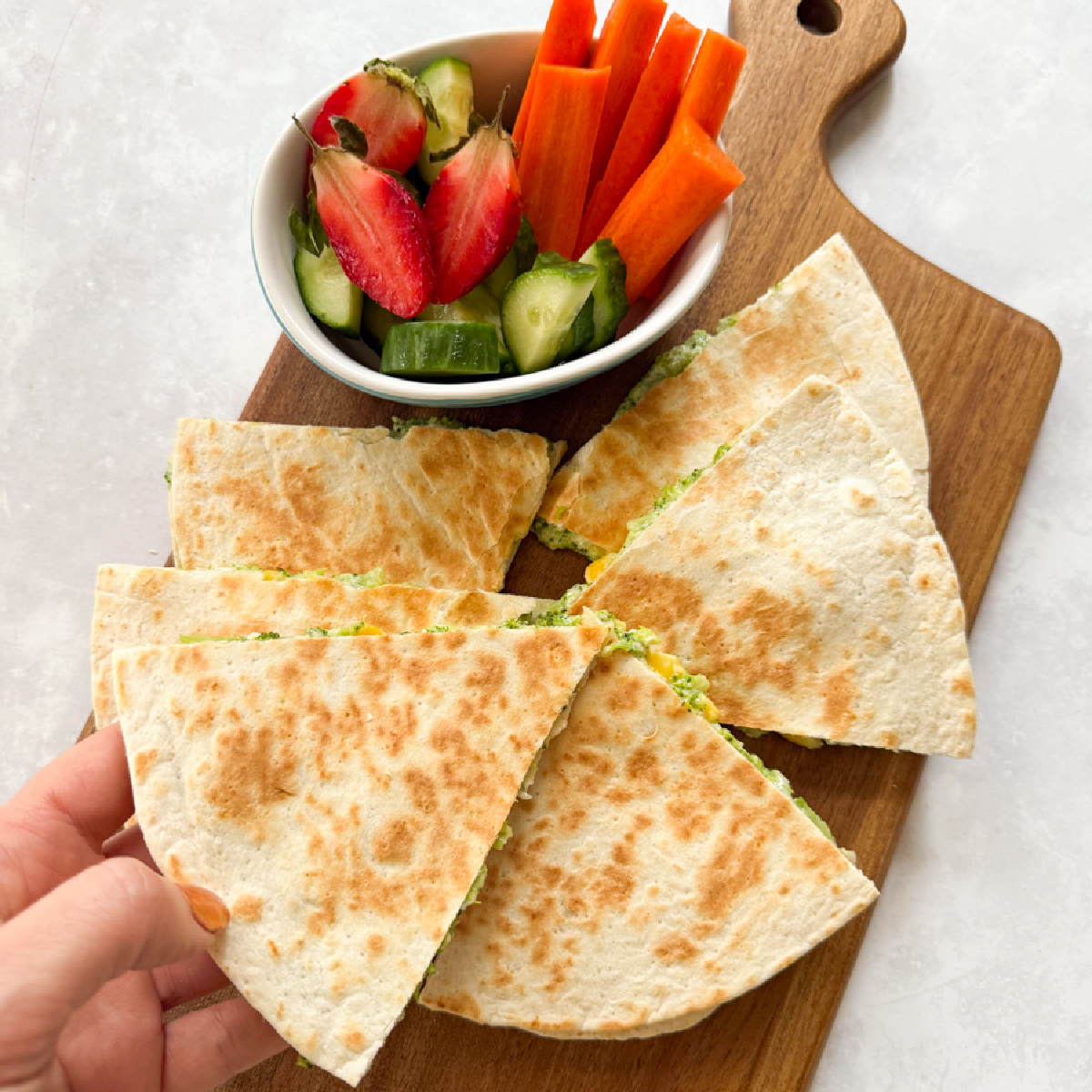Broccoli Quesadillas - Lunch for Kids